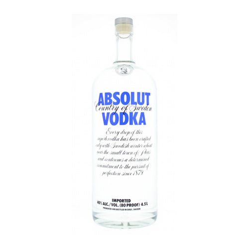 Absolut Blue 40° 4,5L kopen? €165.95 bij Ginsonline